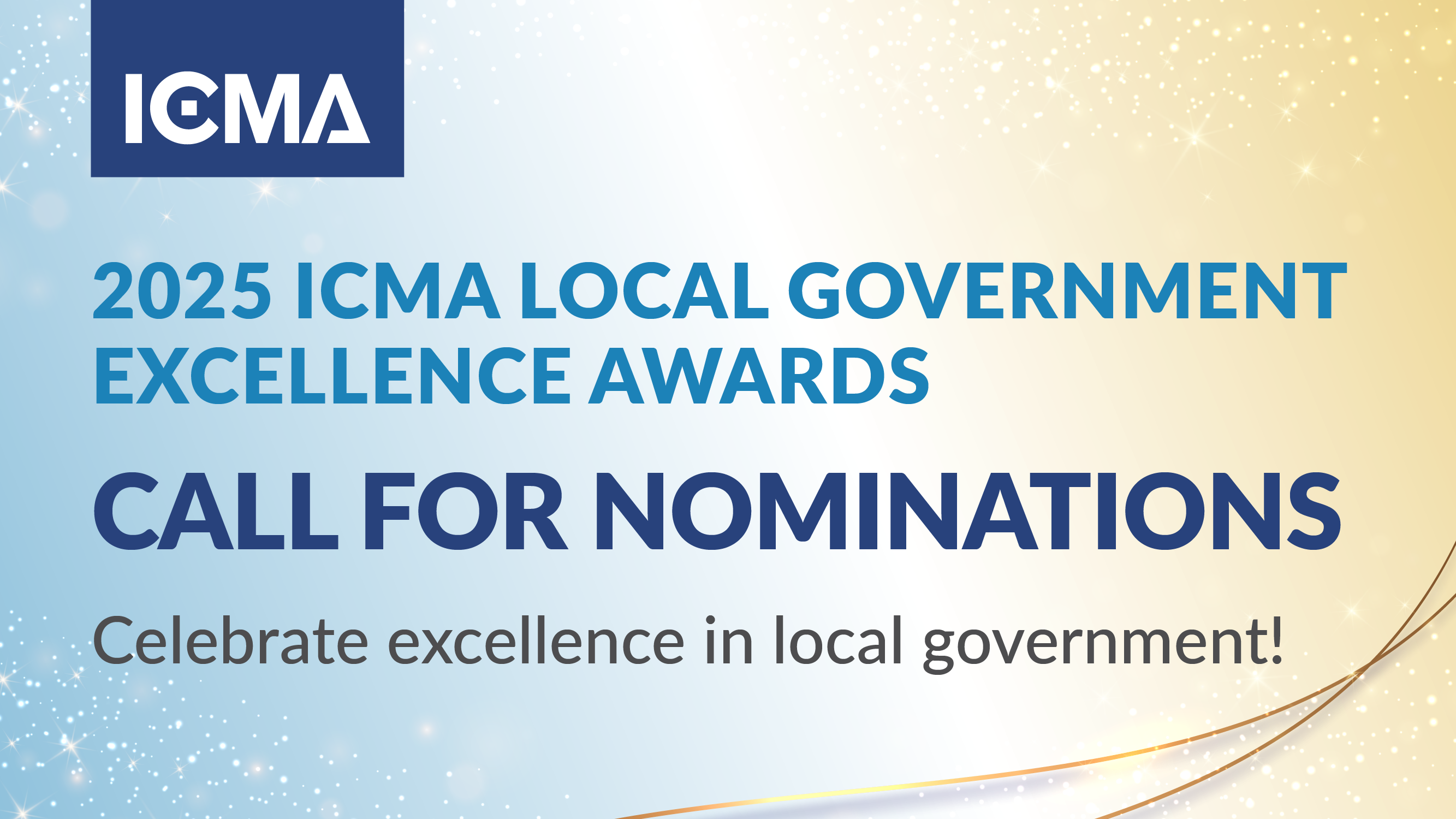 Nominations Open for 2025 Local Government Excellence Awards | icma.org